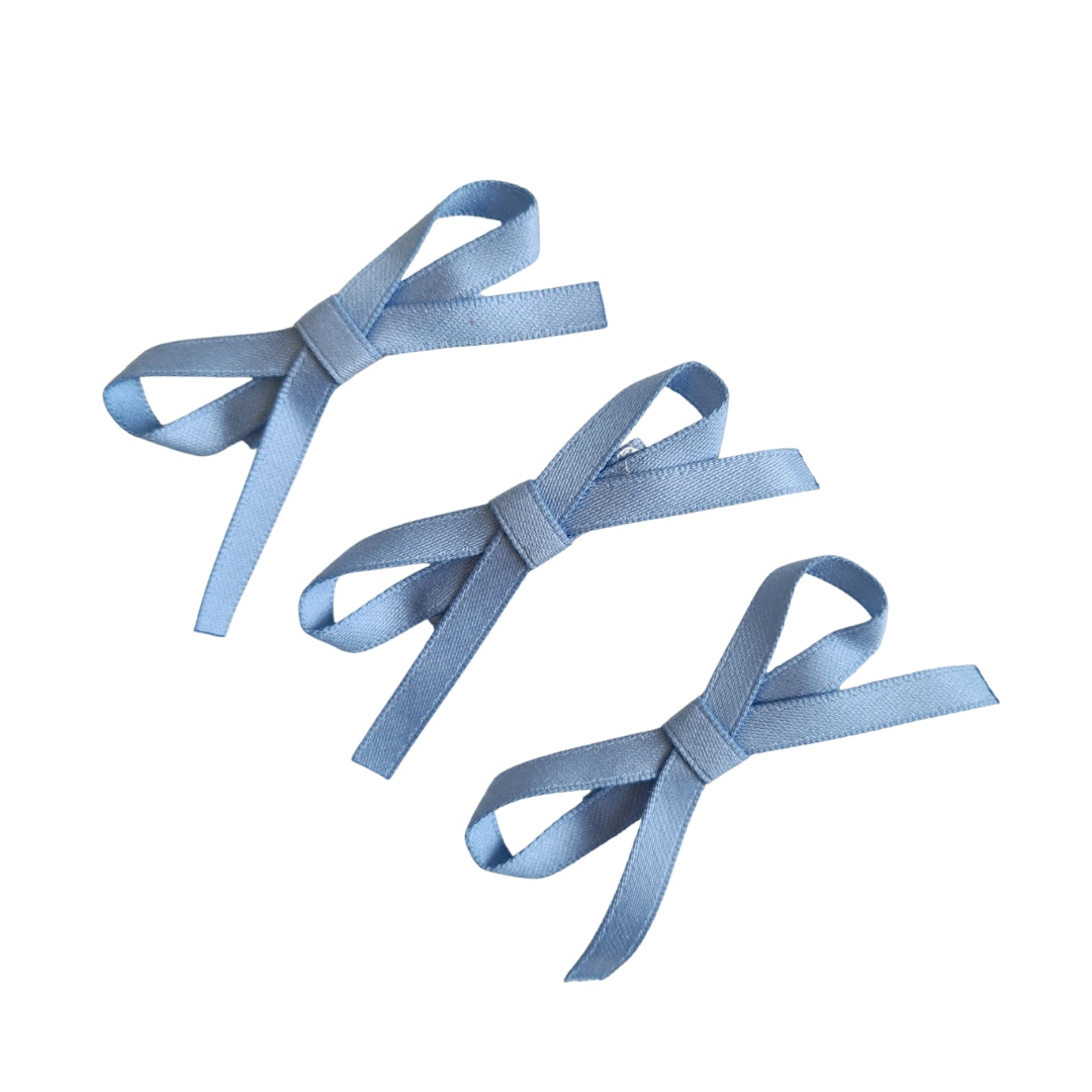 Mini Bow Set in Blue – Alanna Jane Collective