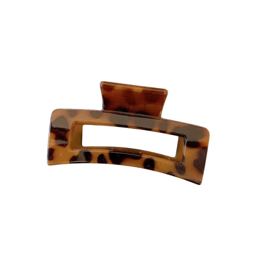 Tortoiseshell Rectangle Claw Clip – Alanna Jane Collective